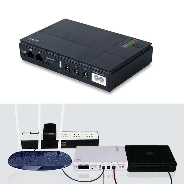 Mini Portable DC UPS 10400MAH - Wifi Router Ups With POE - TheSale Online